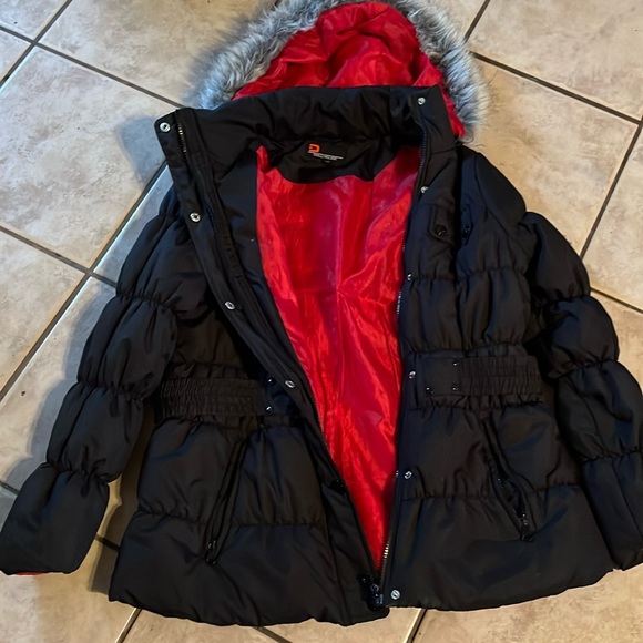 Dollhouse | Jackets & Coats | Black And Red Bubble Jacket By Dollhouse ...